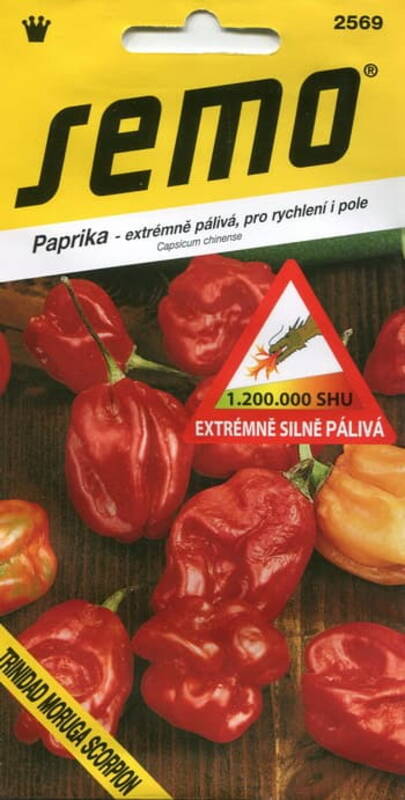 Extremely hot pepper Trinidad Moruga Scorpion Red : seeds