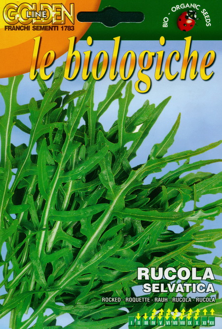 Wild rocket: organic seeds: buy