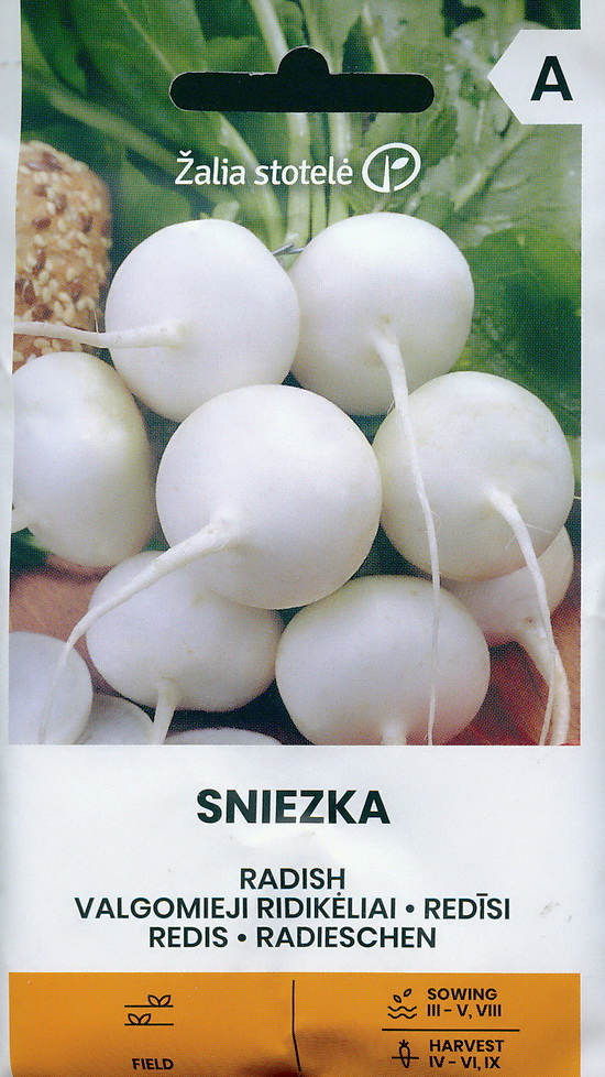 White Radish Sniezka : seeds